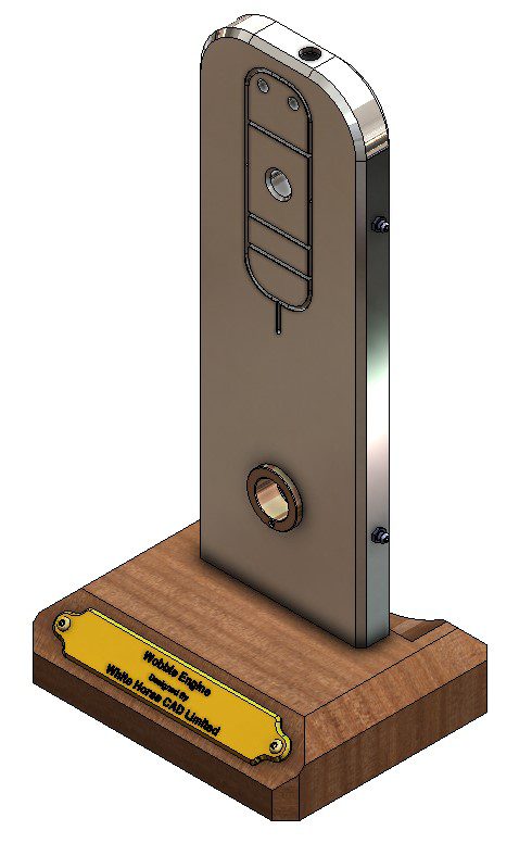 Wobbler Engine Base Sub Assembly | White Horse CAD Limited